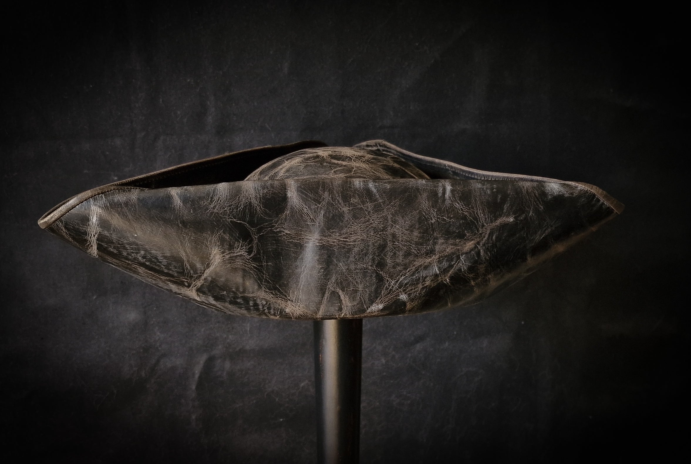 Deluxe Captain Jack Leather Tricorn hat – Paul Ventress - Bespoke Hatters