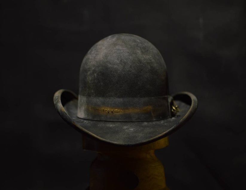 Western Derby hat (distressed) – Paul Ventress - Bespoke Hatters